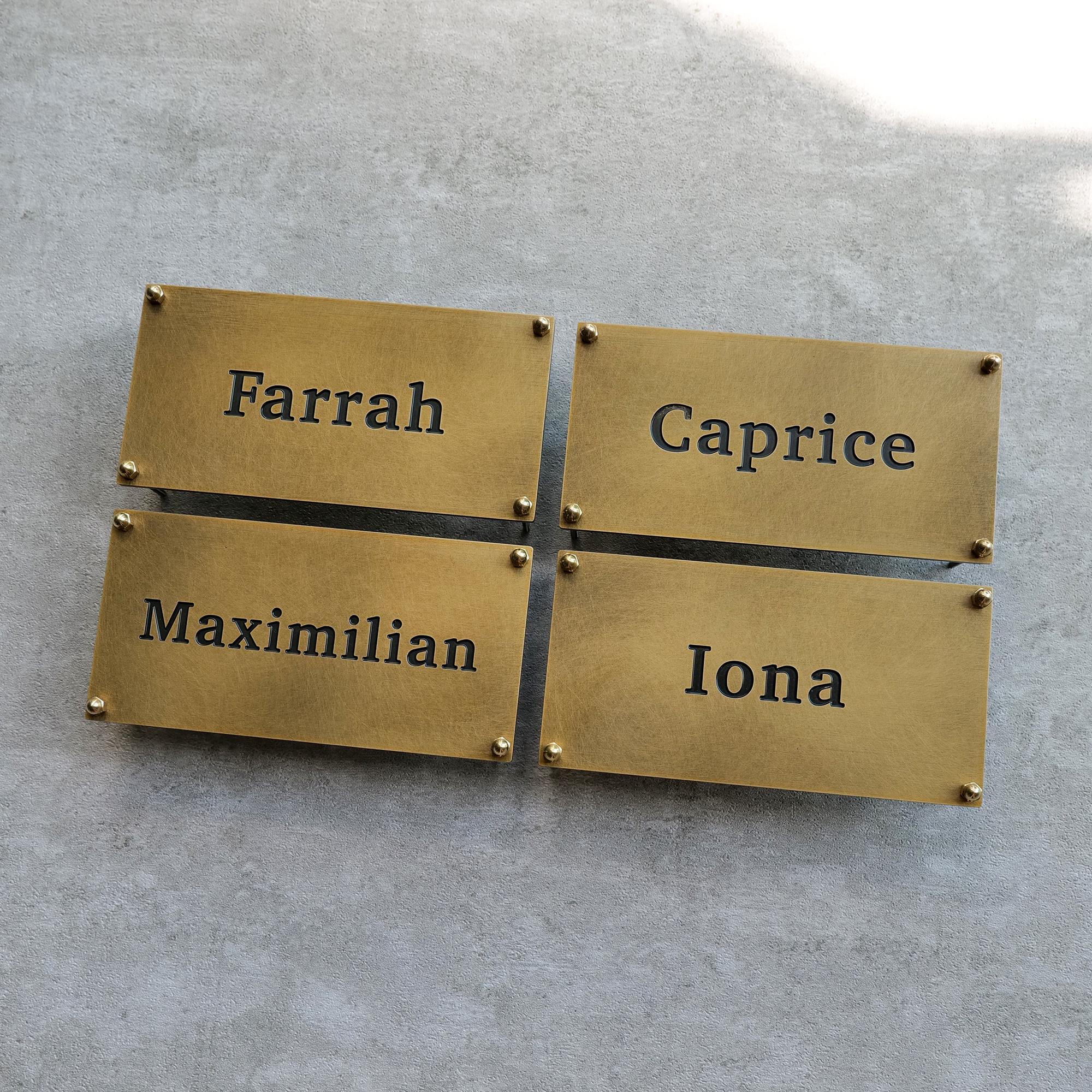 Custom Brass Signs, Metal Signs, Solid Brass Signs,commemorative ...