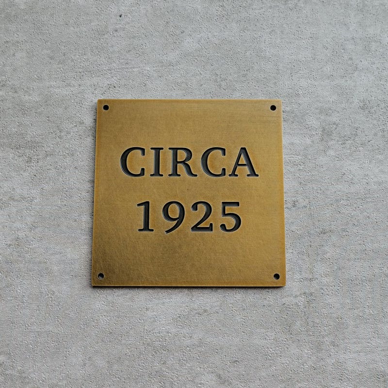 Solid Brass Square Plate - Etsy