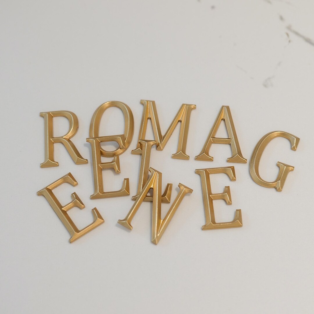Custom Brass Doorplates,modern Doorplate Numbers,brass Doorplate ...