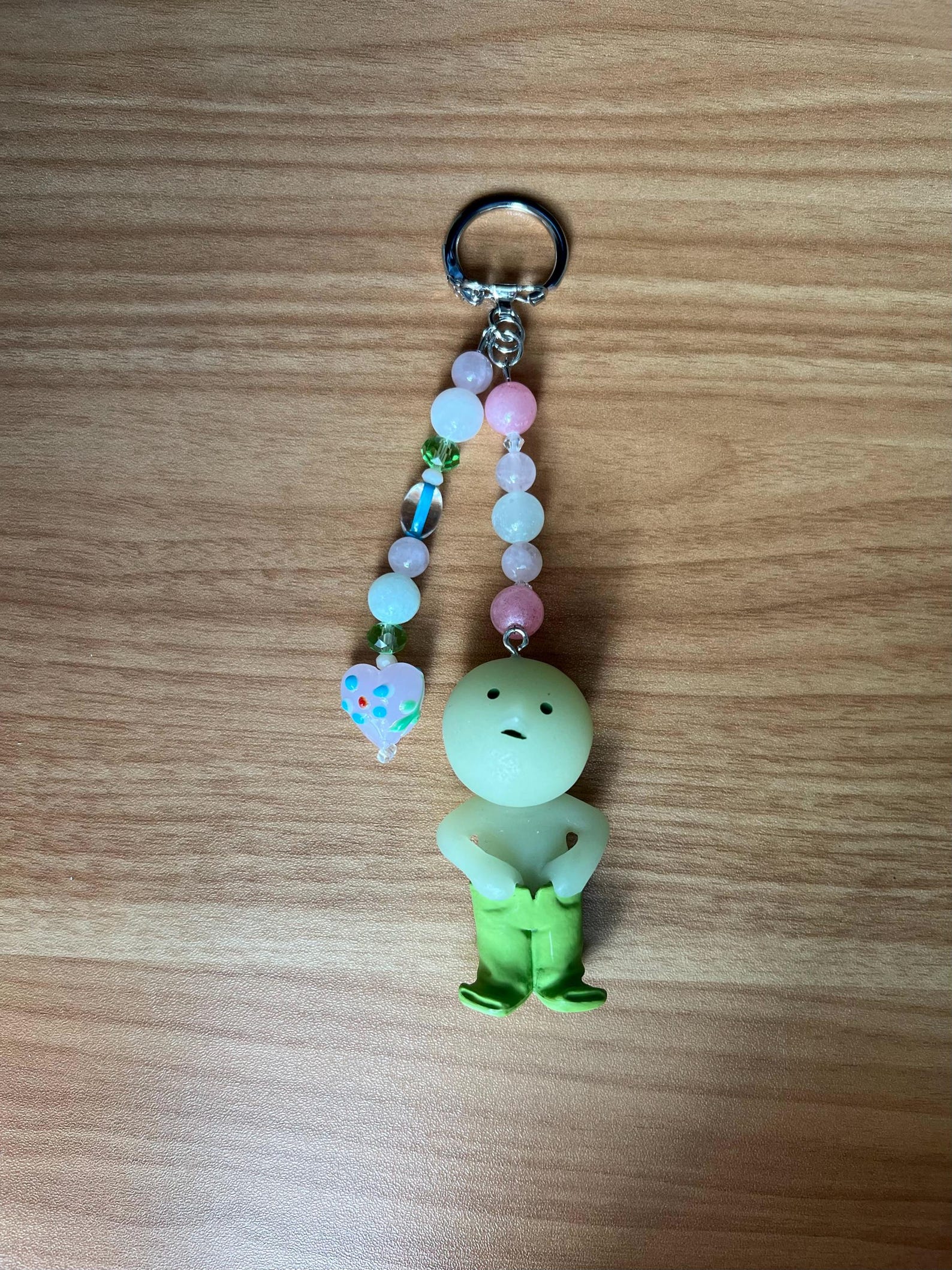 Cute Beaded Smiski Keychain - Etsy