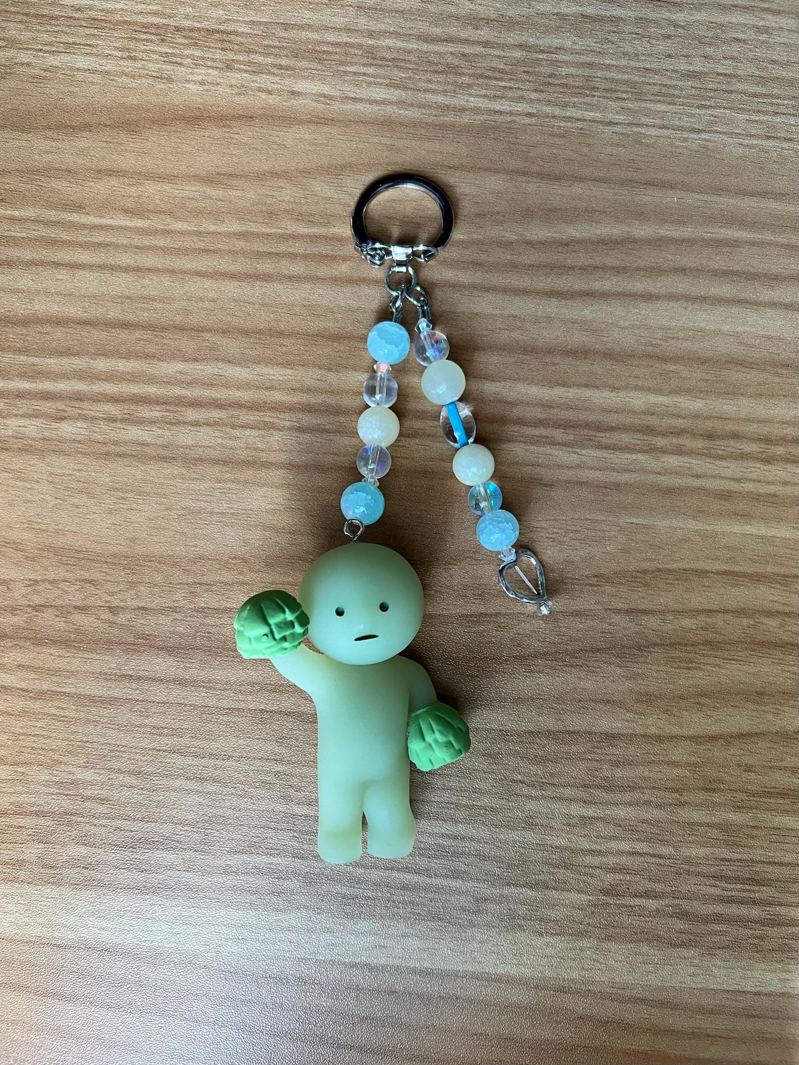 Cute Beaded Smiski Keychain - Etsy