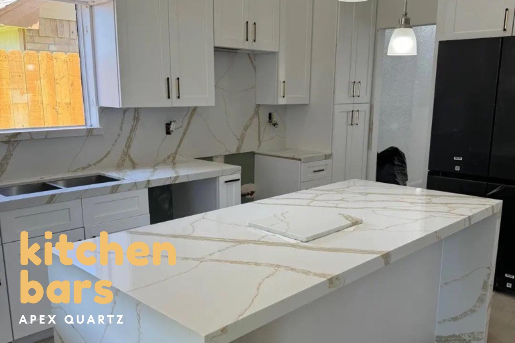 Custom Quartz Stone Kitchen Island Bar, Quartz Stone Kitchen ...