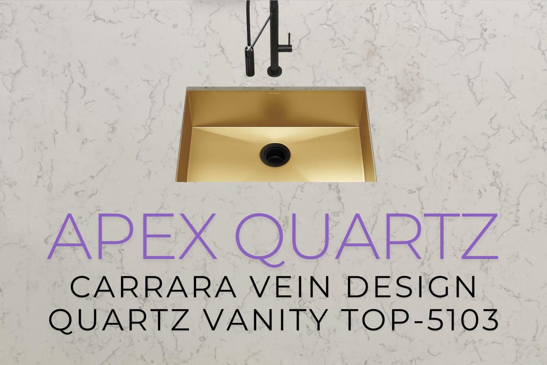 Custom Quartz Countertop, Bathroom Vanity Top, Single Sink, Vessel Sink ...