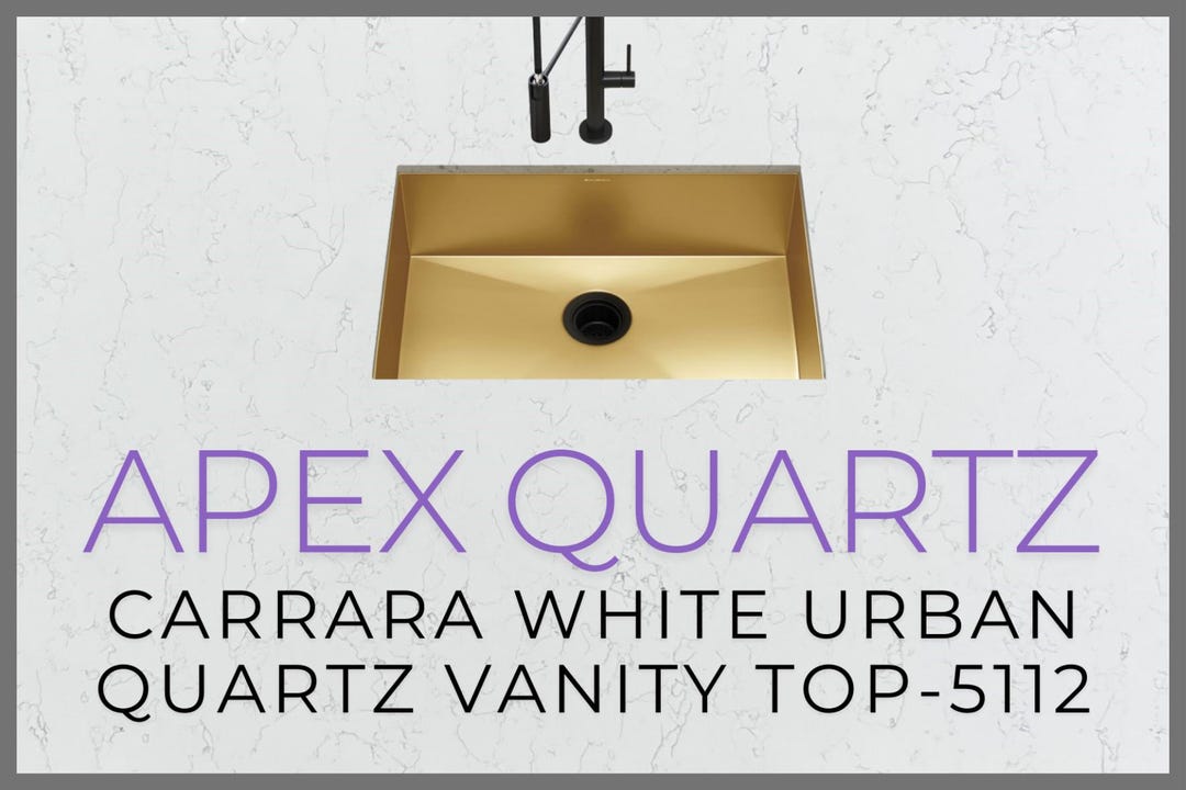 Custom Quartz Countertop, Bathroom Vanity Top, Single Sink, Vessel Sink ...