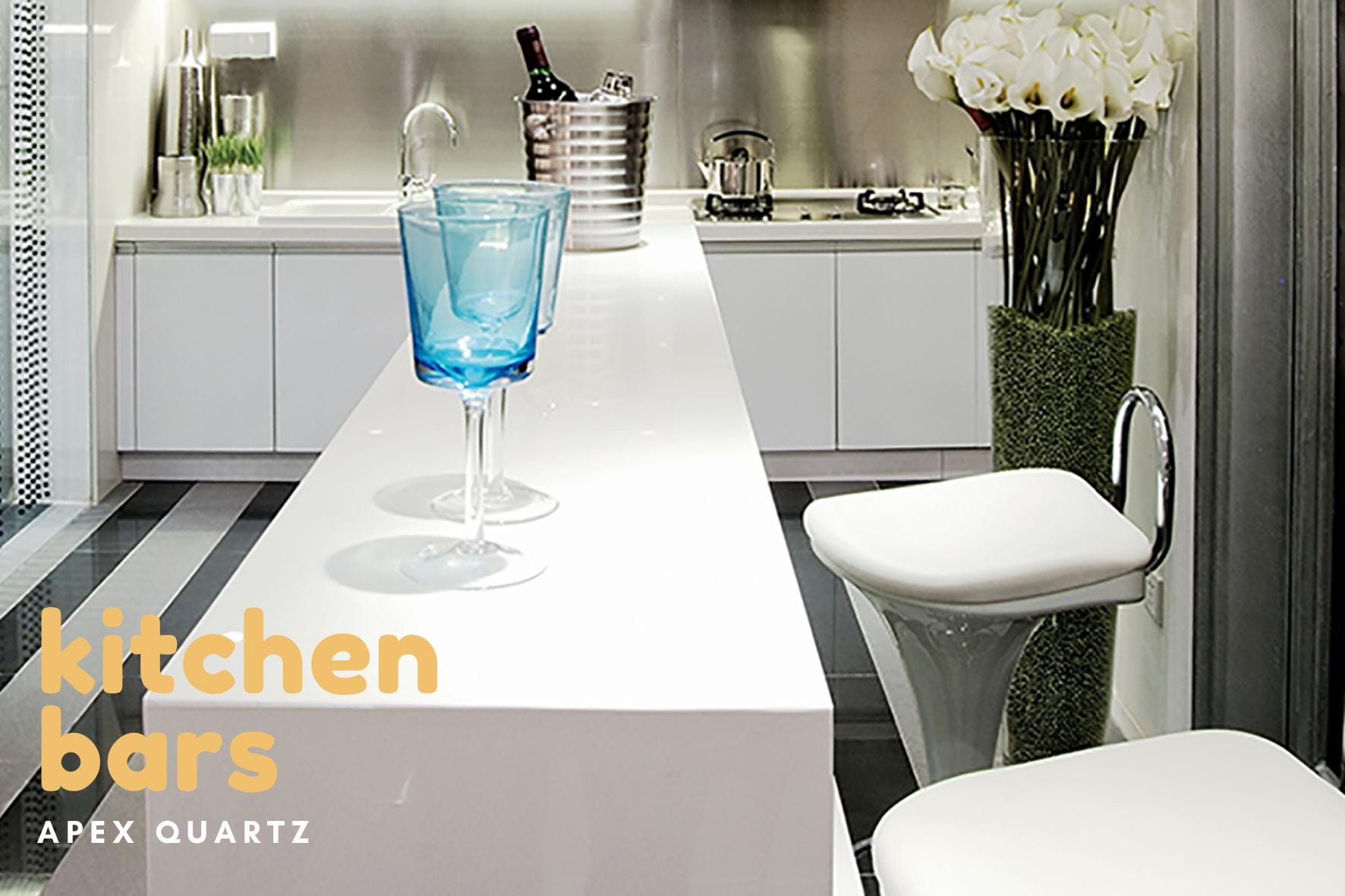Custom Quartz Stone Kitchen Island Bar, Quartz Stone Kitchen ...