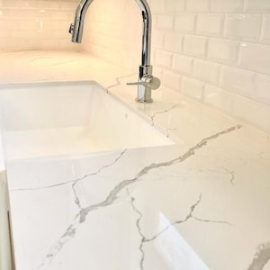 Custom Quartz Countertop, Bathroom Vanity Sink, Single Sink, Vessel ...