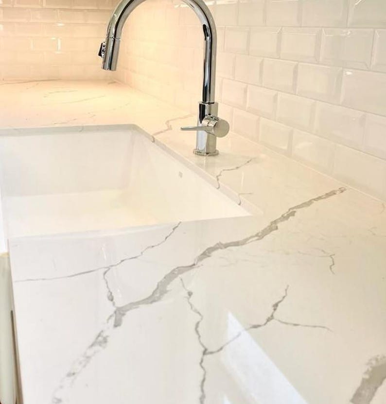 Custom Quartz Countertop, Bathroom Vanity Sink, Single Sink, Vessel ...