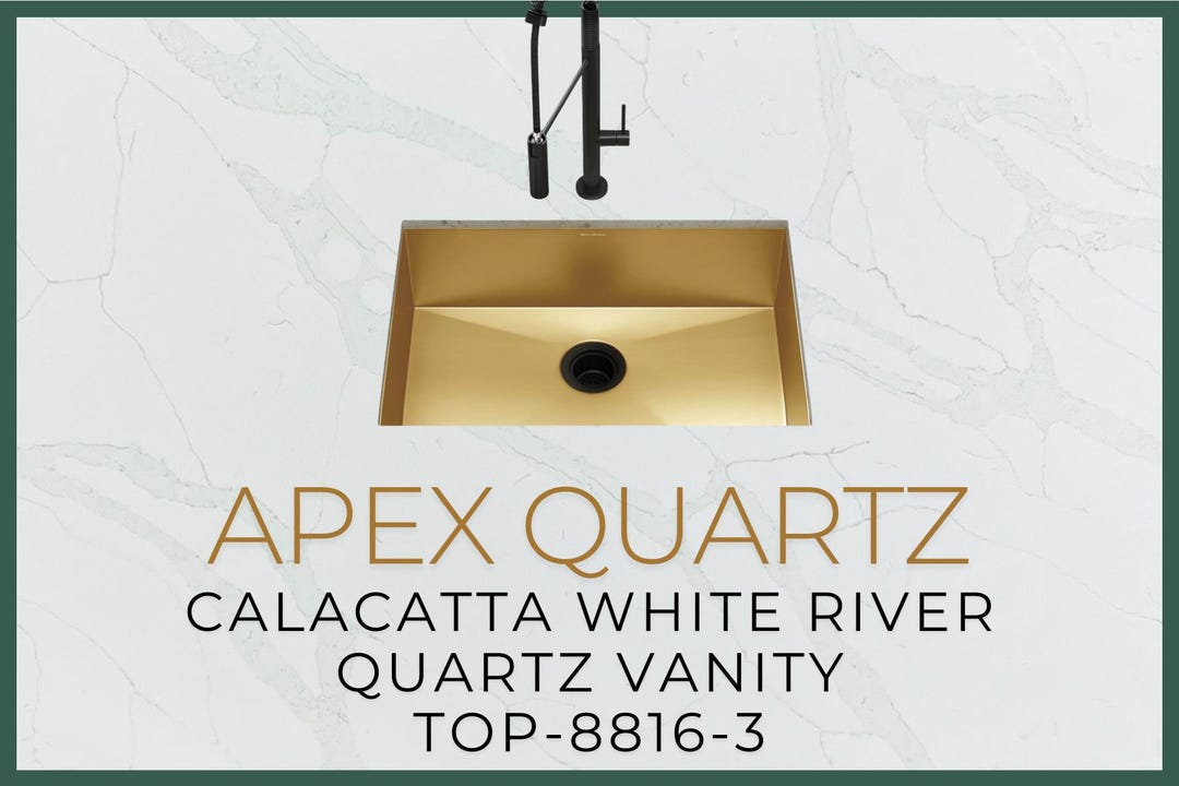 Custom Quartz Countertop, Bathroom Vanity Top, Single Sink, Vessel Sink ...