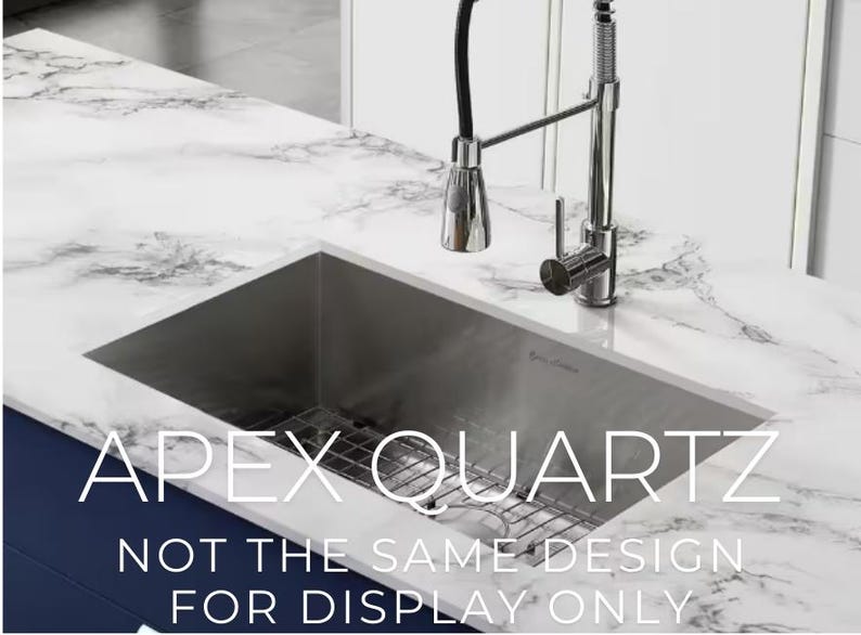 Custom Quartz Countertop, Bathroom Vanity Top, Single Sink, Vessel Sink ...