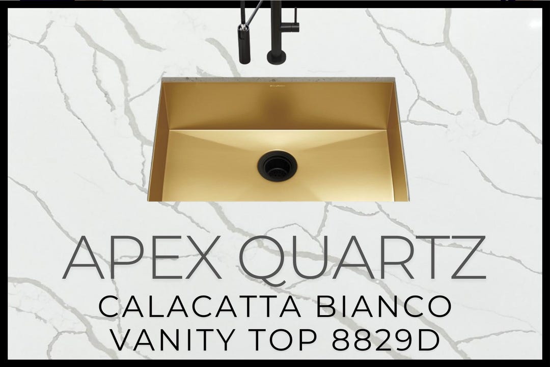 Custom Quartz Countertop, Bathroom Vanity Top, Single Sink, Vessel Sink ...