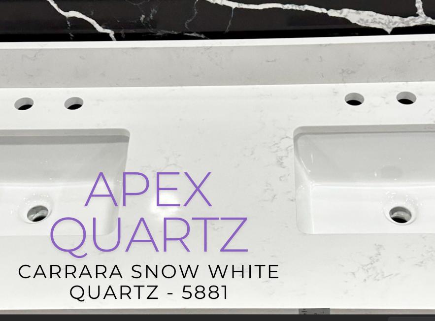 Custom Quartz Countertop, Bathroom Vanity Top, Single Sink, Vessel Sink ...