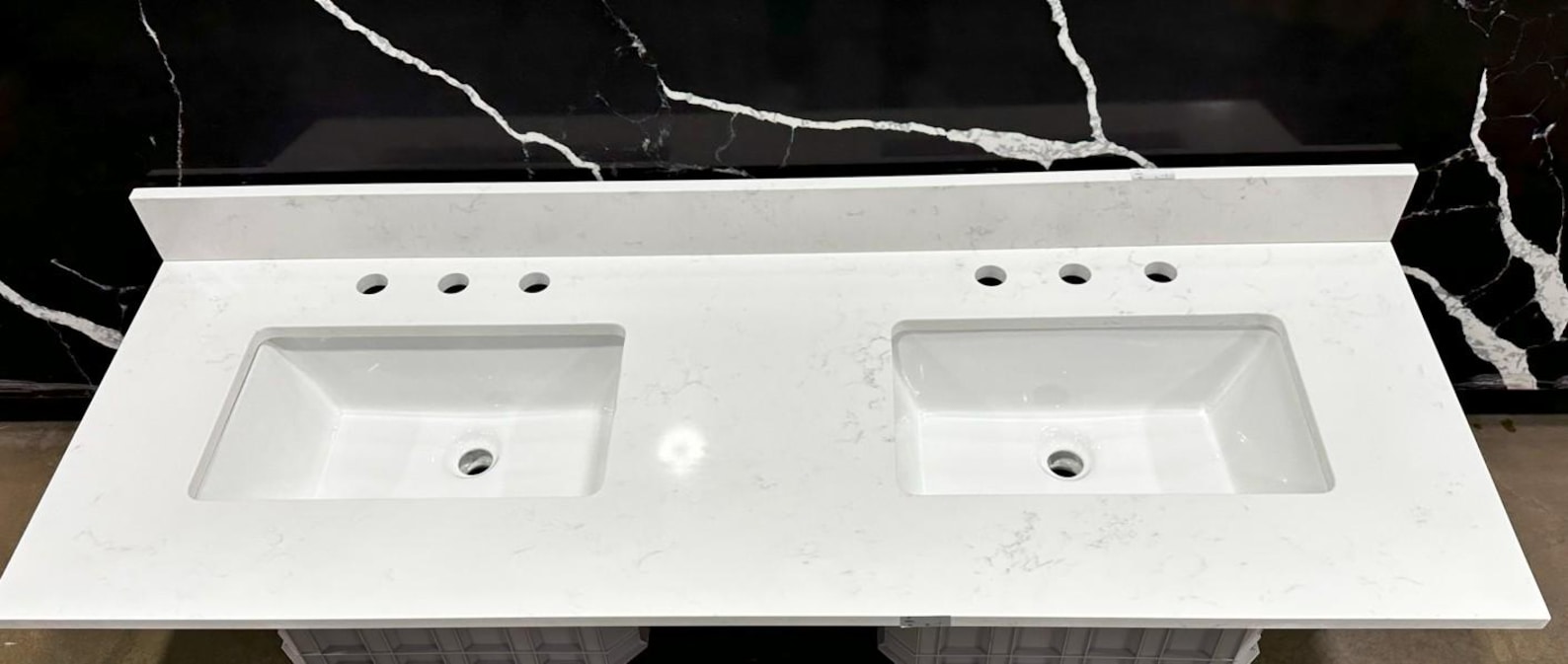 Custom Quartz Countertop, Bathroom Vanity Top, Single Sink, Vessel Sink ...