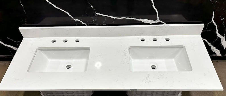 Custom Quartz Countertop, Bathroom Vanity Top, Single Sink, Vessel Sink ...
