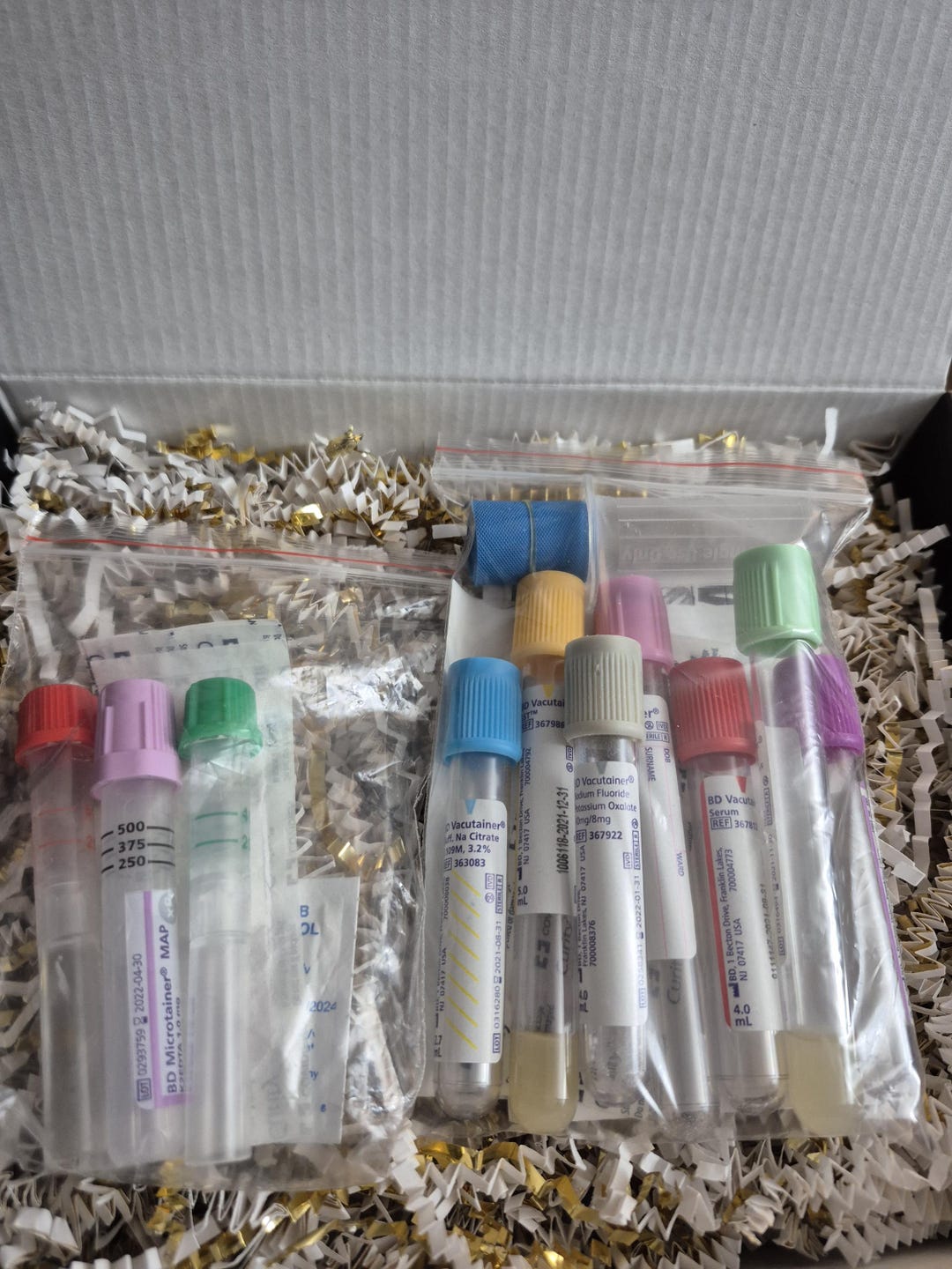 Phlebotomy Practice Tubes Including 3 Microtainer Tubes - Etsy