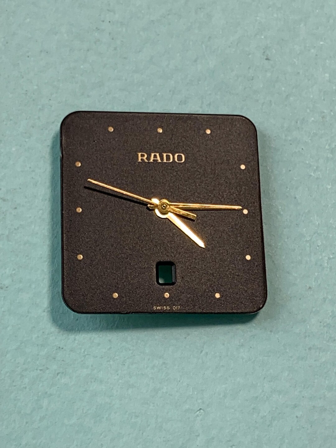 Original Rado Eta 256 Watch Dial: Swiss Made Black Face - Etsy