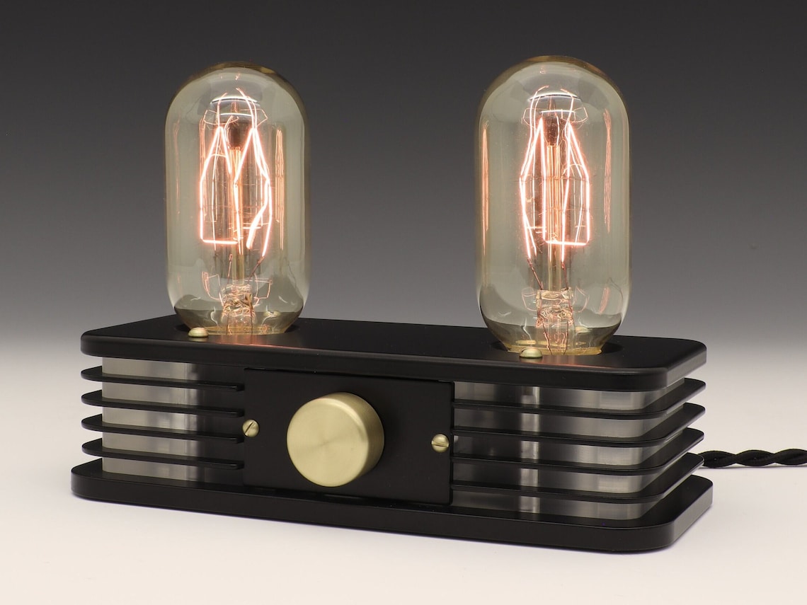 Radio Tube Lamp, Tube Amp, Art Deco, Steampunk Lamp - Etsy