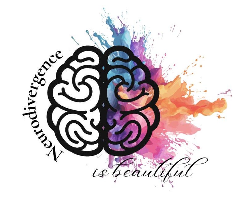Neurodivergence is Beautiful SVG - Etsy