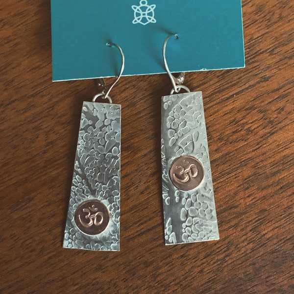 Om Earrings - Etsy