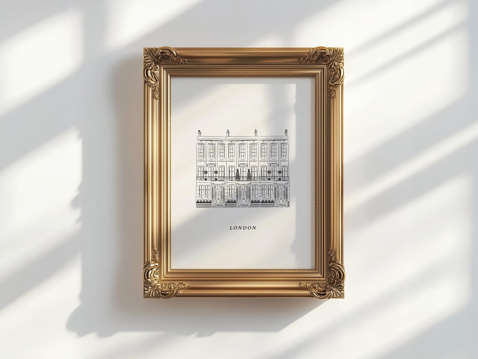 London Print – Illustrated City Wall Art – Printable London Travel ...