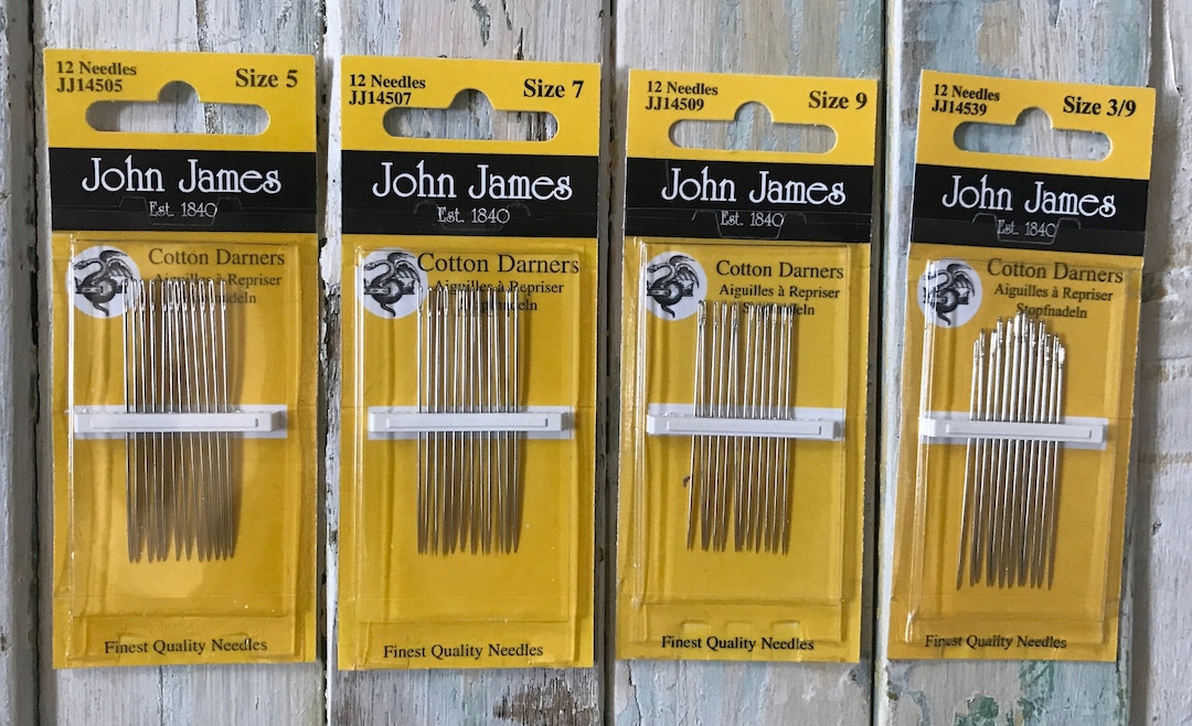 Cotton Darners - Sizes 5/7/9, 3/9mix - Sharp Tip - Etsy