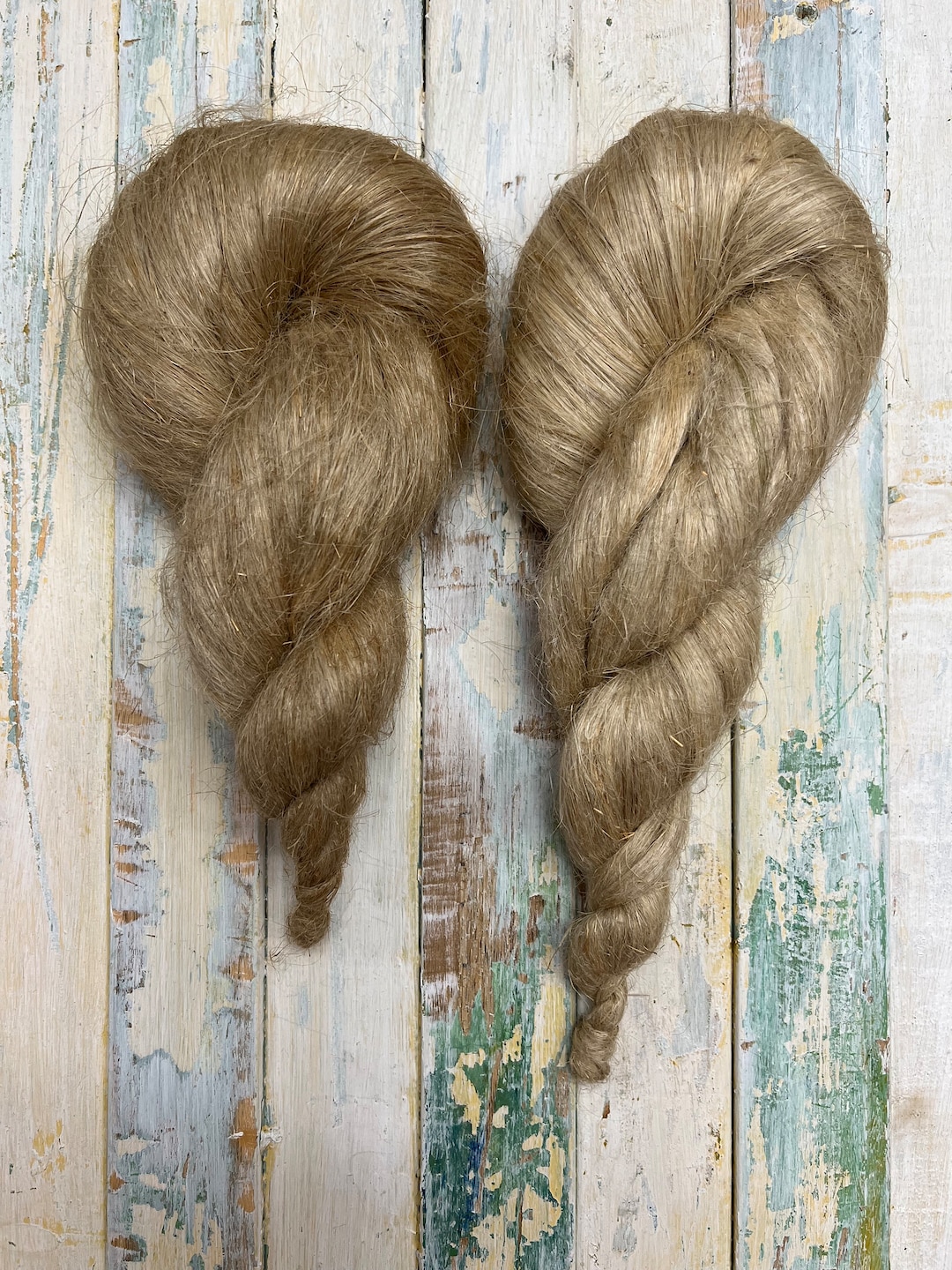 Flax Strick Antique From 1877 for Doll Hair, Spinning, Weaving, Felting ...