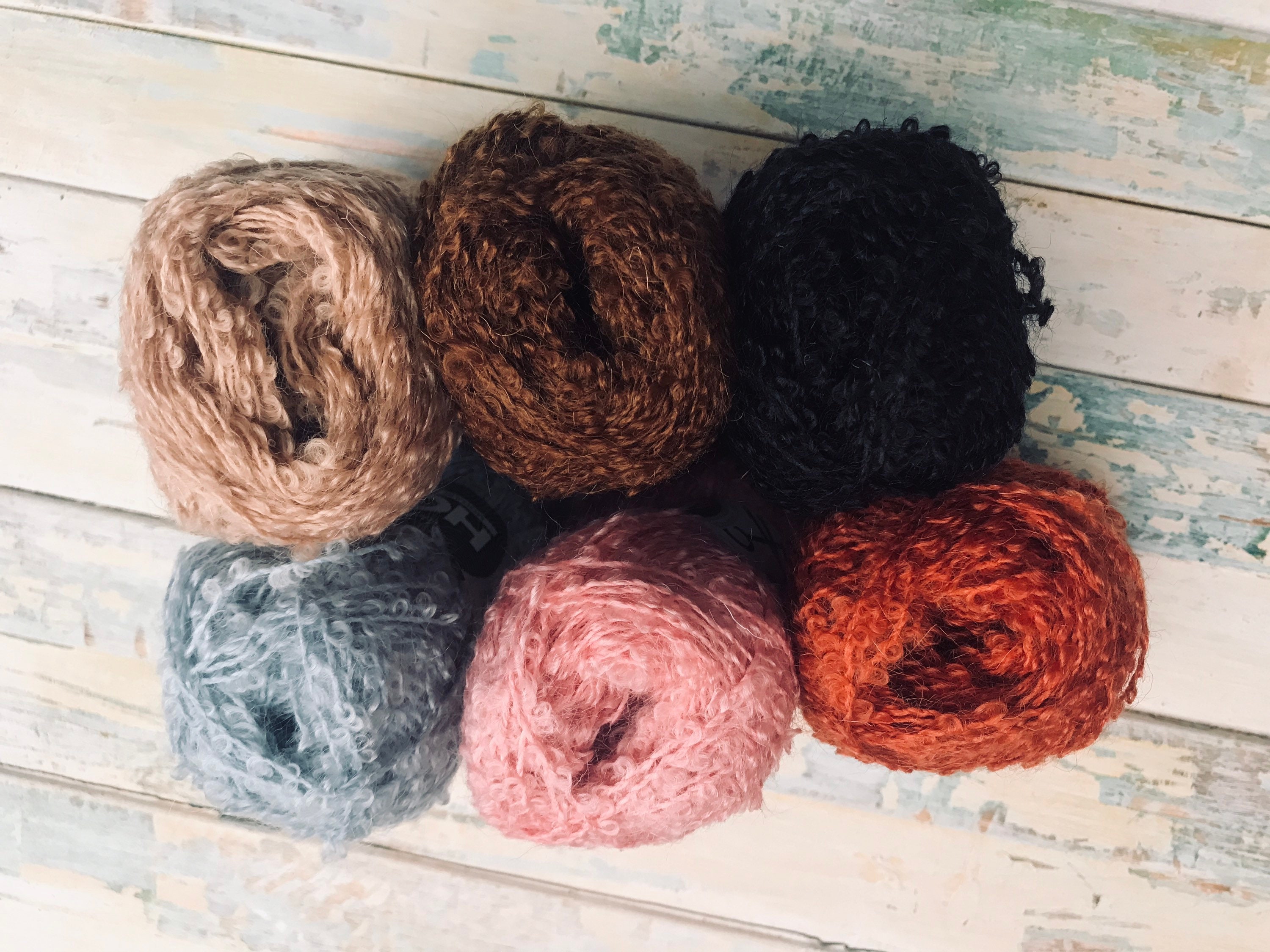 Small Loop Boucle Yarn for Doll Hair Knitting Weaving - Etsy