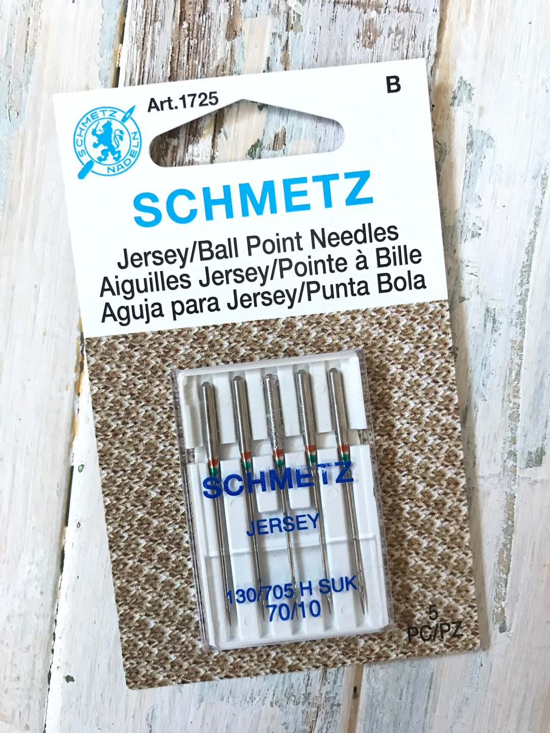 Schmetz Jersey/ball Point Sewing Machine Needle 70/10 - Etsy