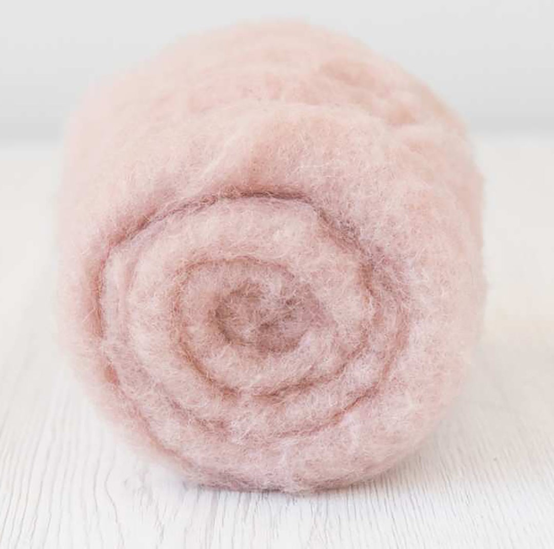 Shell Maori Batt, Needle Felting, Wet Felting, 50 Grams (1.75oz), Short ...