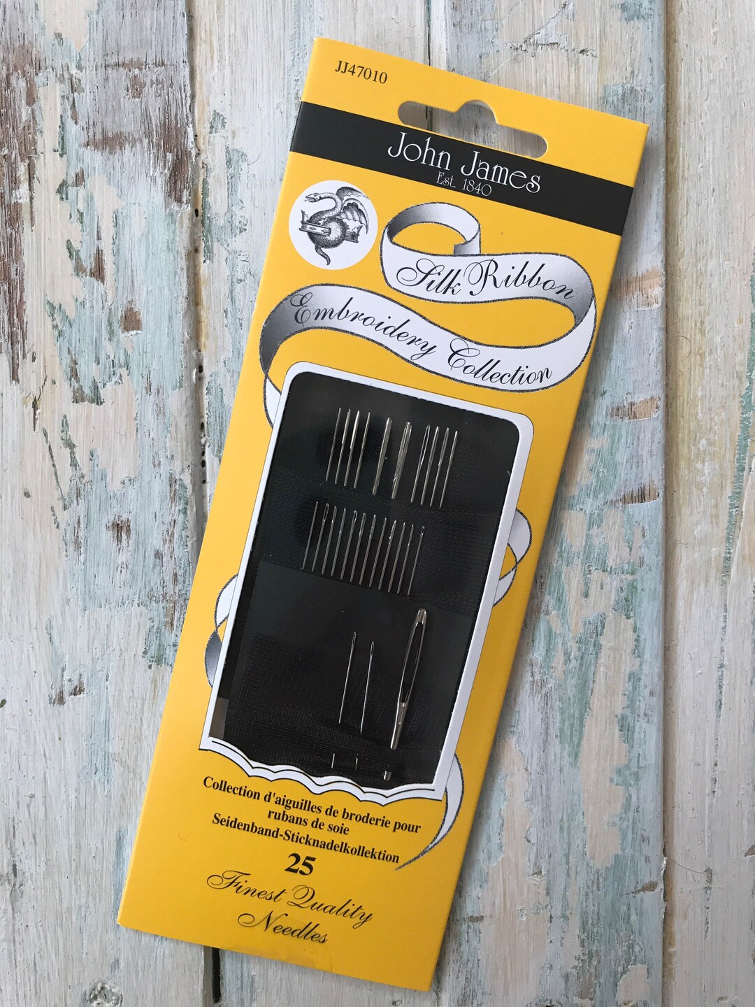 Silk Ribbon Embroidery Needle Set 25 Needles - Etsy