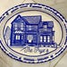 Custom Platter With Home or Wedding Venue , Blue and White Gift ...