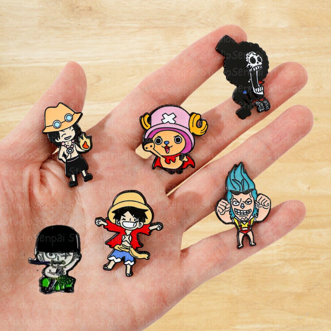 Chibi Pirate Crew - Anime Enamel Pins | Otaku Brooches | Perfect for ...