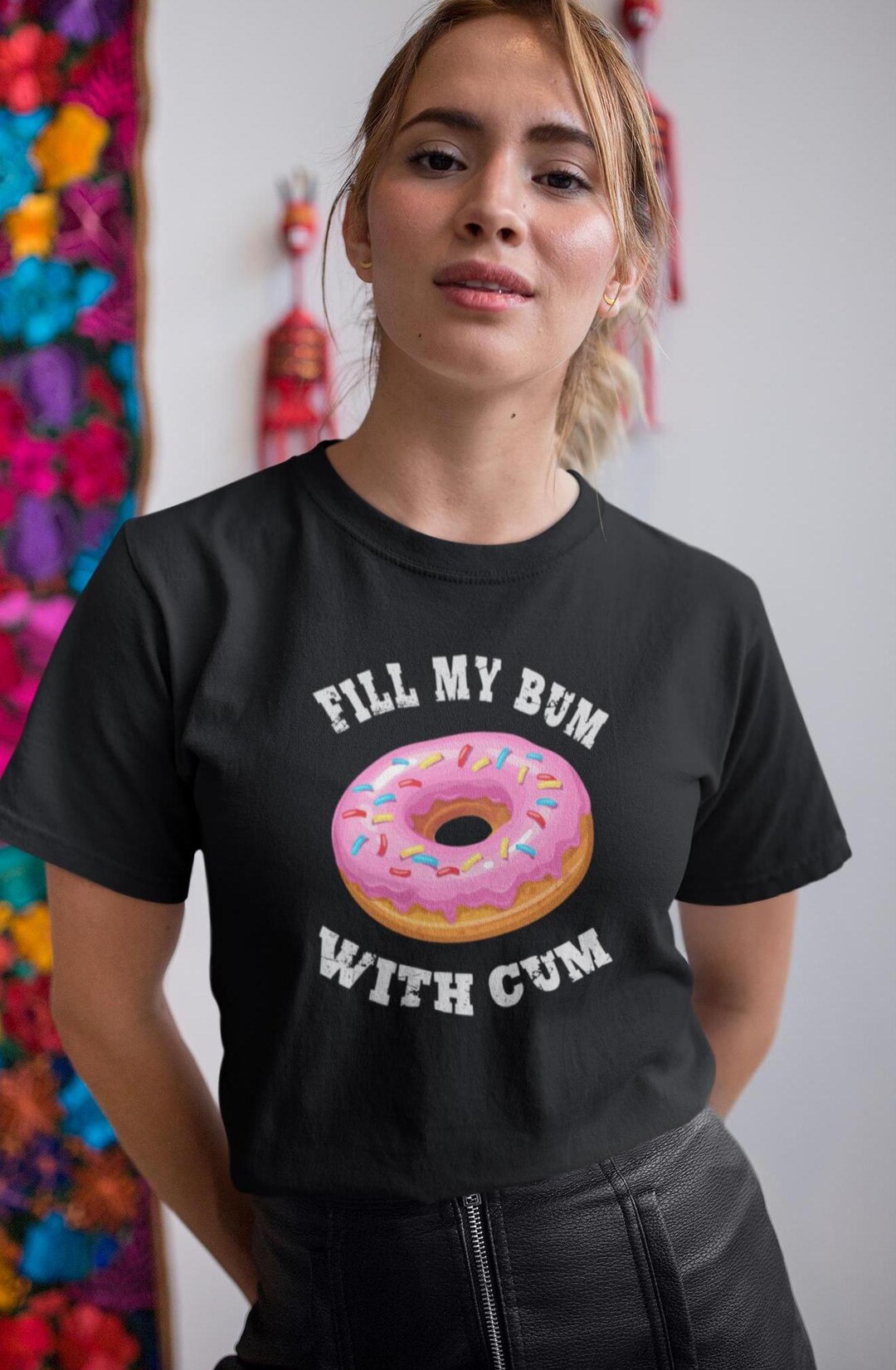 Funny Donut T-shirt, Inappropriate Shirt, Raunchy T Shirts, Adult Humor ...