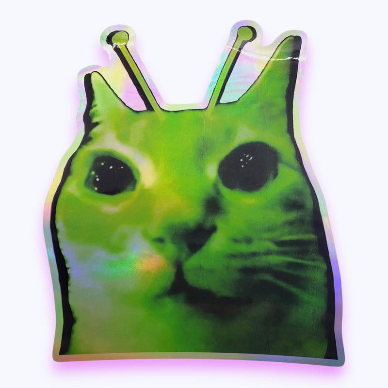 Glorp Alien Cat - Etsy