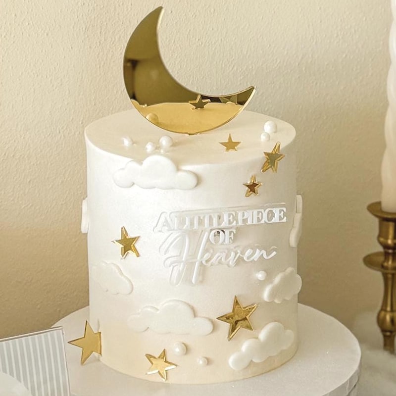 Moon and Clouds Cake - Etsy