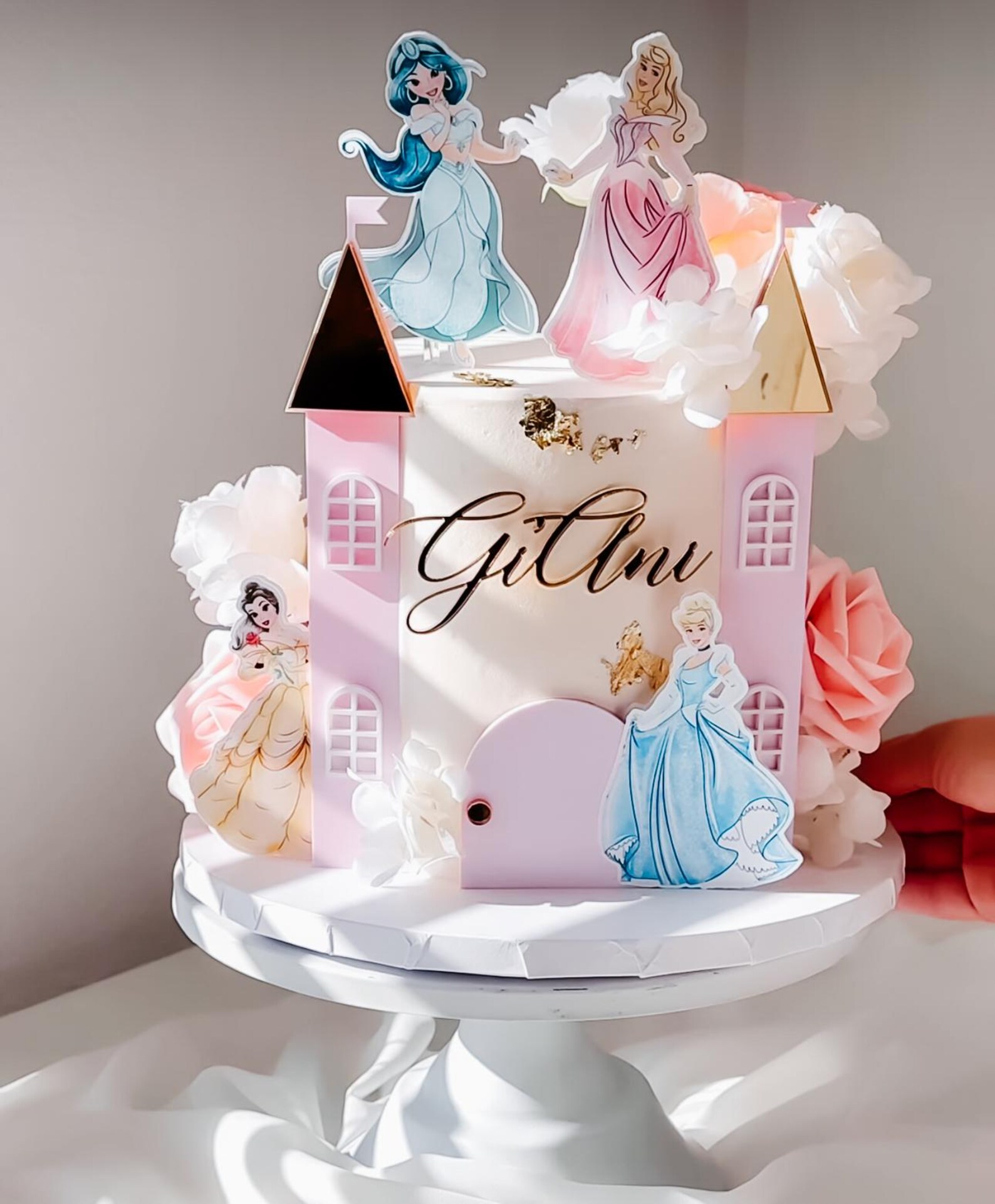 Princess Castle Cake Topper Personalized Custom Name Overlay Fairytale ...