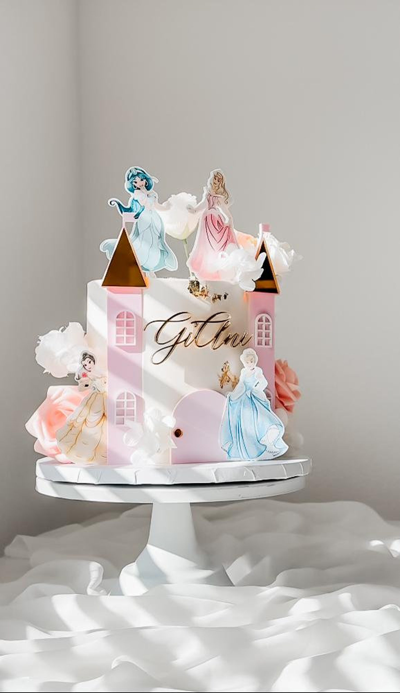 Princess Castle Cake Topper Personalized Custom Name Overlay Fairytale ...