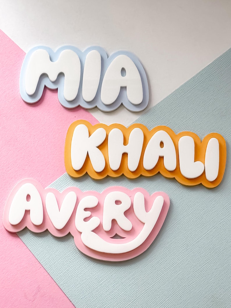 Blue Dog Cake Topper Personalized Name Heeler Charm Wackadoo Twoey ...