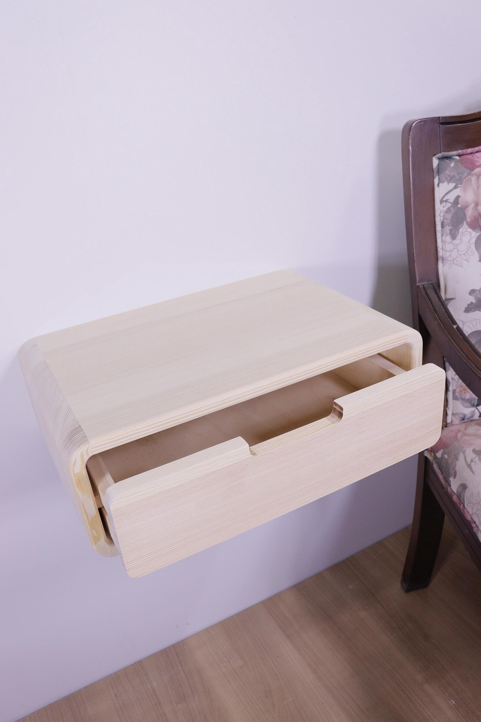 Single Drawer Wall Bedside Table - Etsy
