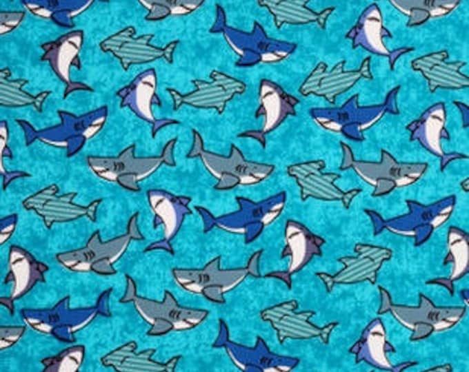Shark Fabric 100 % Cotton FQ Ships 1 Business Day - Etsy