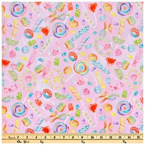 Fabric Glitter Candy 100% Cotton FQ - Etsy