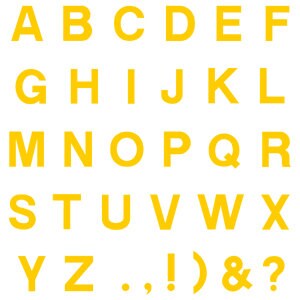 Iron on FELT Letters Block Letters Upper-case & Lower-case Letters Iron ...