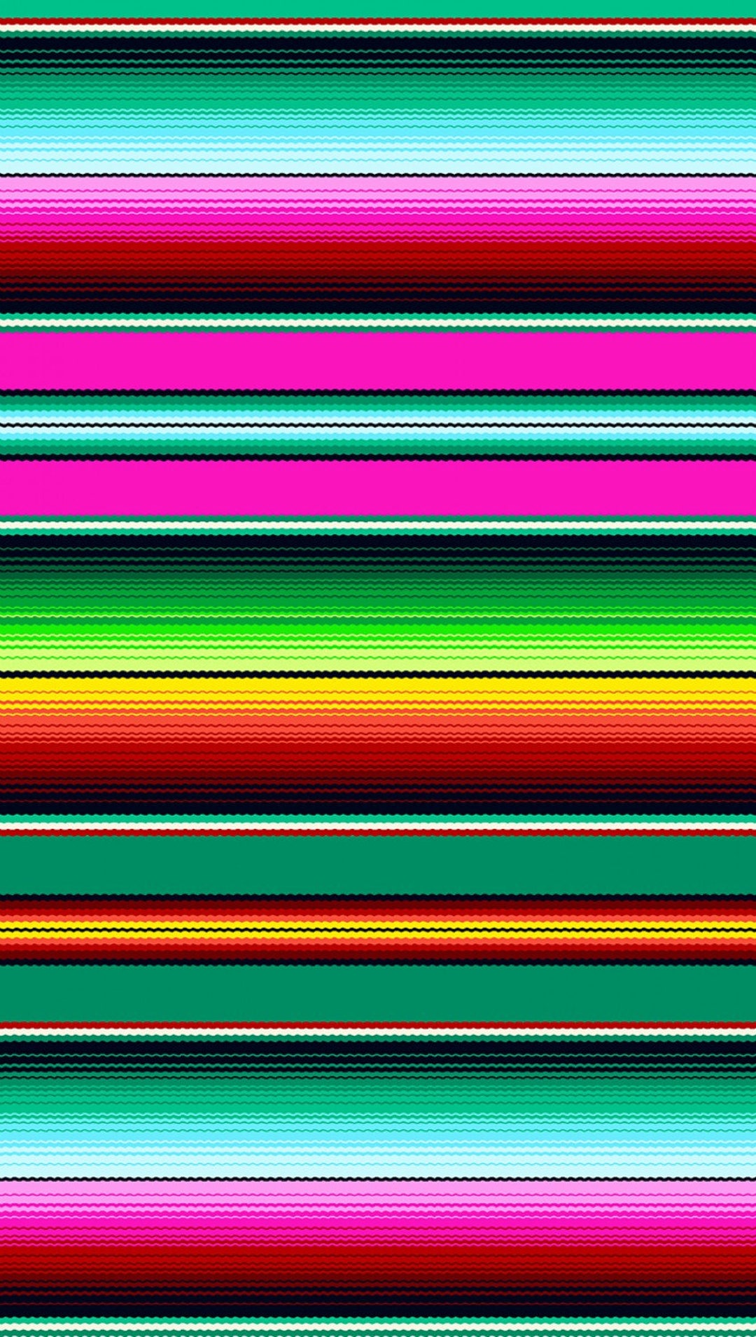 Mexican Fiesta Stripe FUSCHIA Stripe Printed Mexican Blanket Design ...