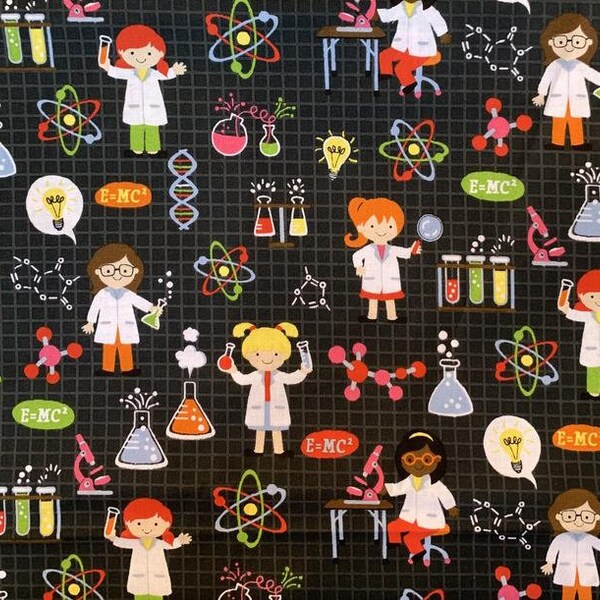 Science Fabric - Etsy