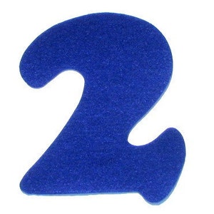 Iron on Numbers Extra-large Felt Number Felt Iron on Appliqué Several ...