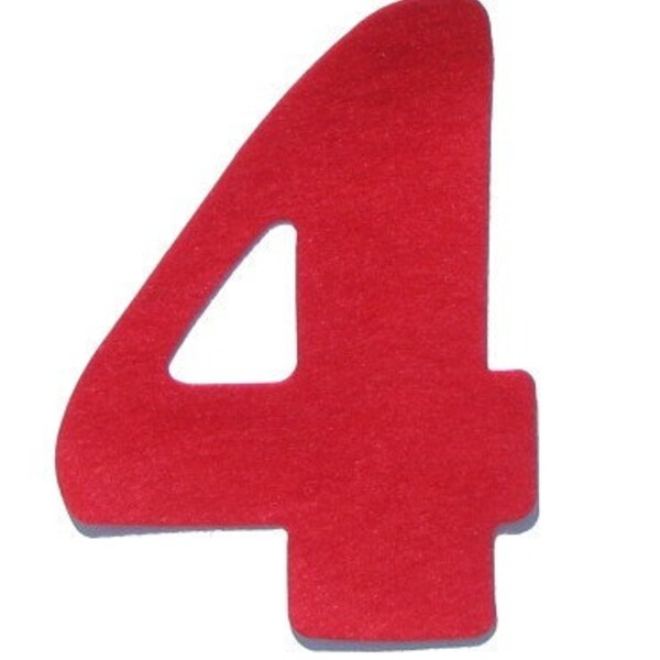 Felt Numbers - Etsy