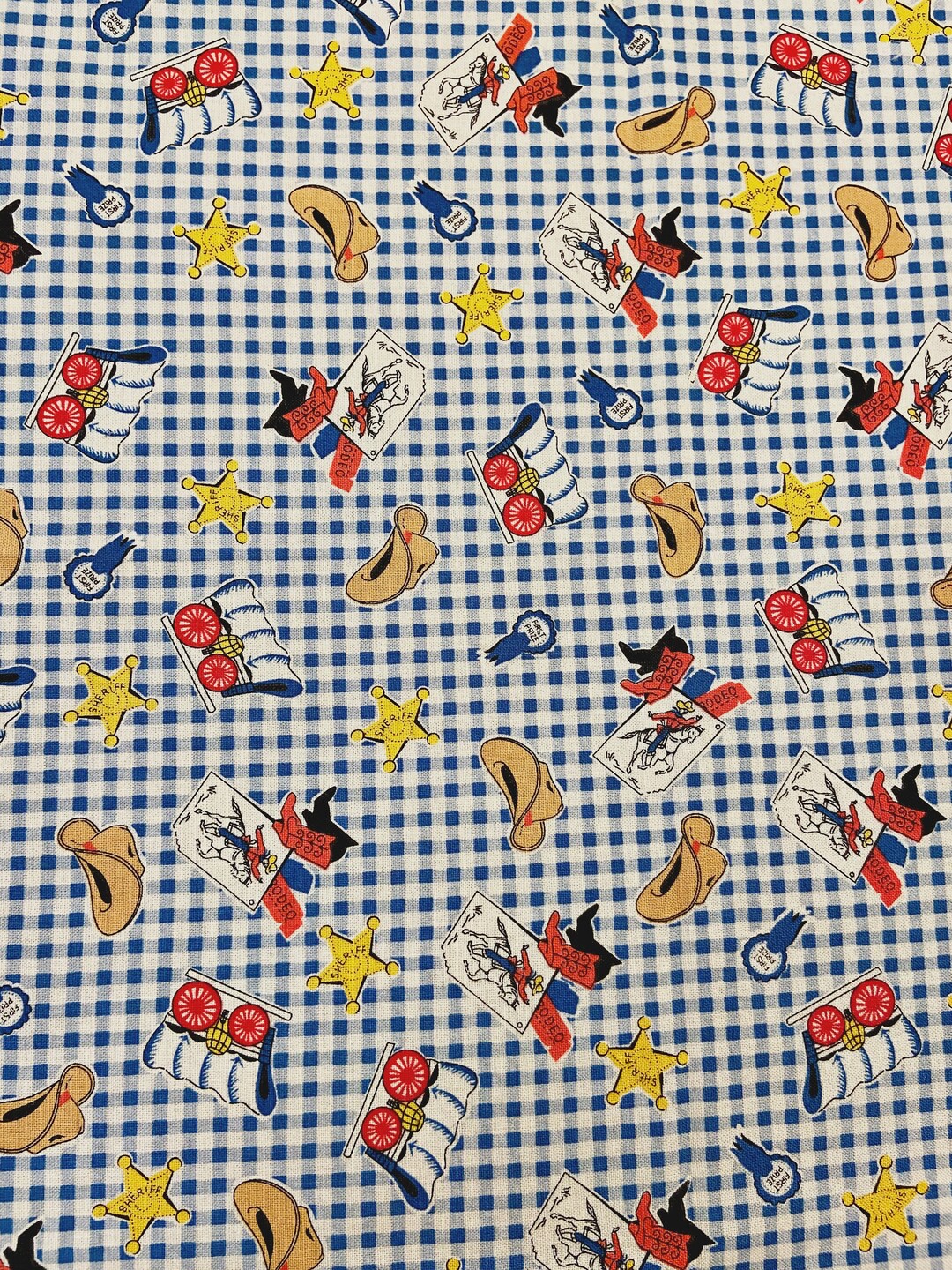 Western Fabric Cowboy Rodeo Fabric 100% Cotton Fat Quarter Ships 1 ...