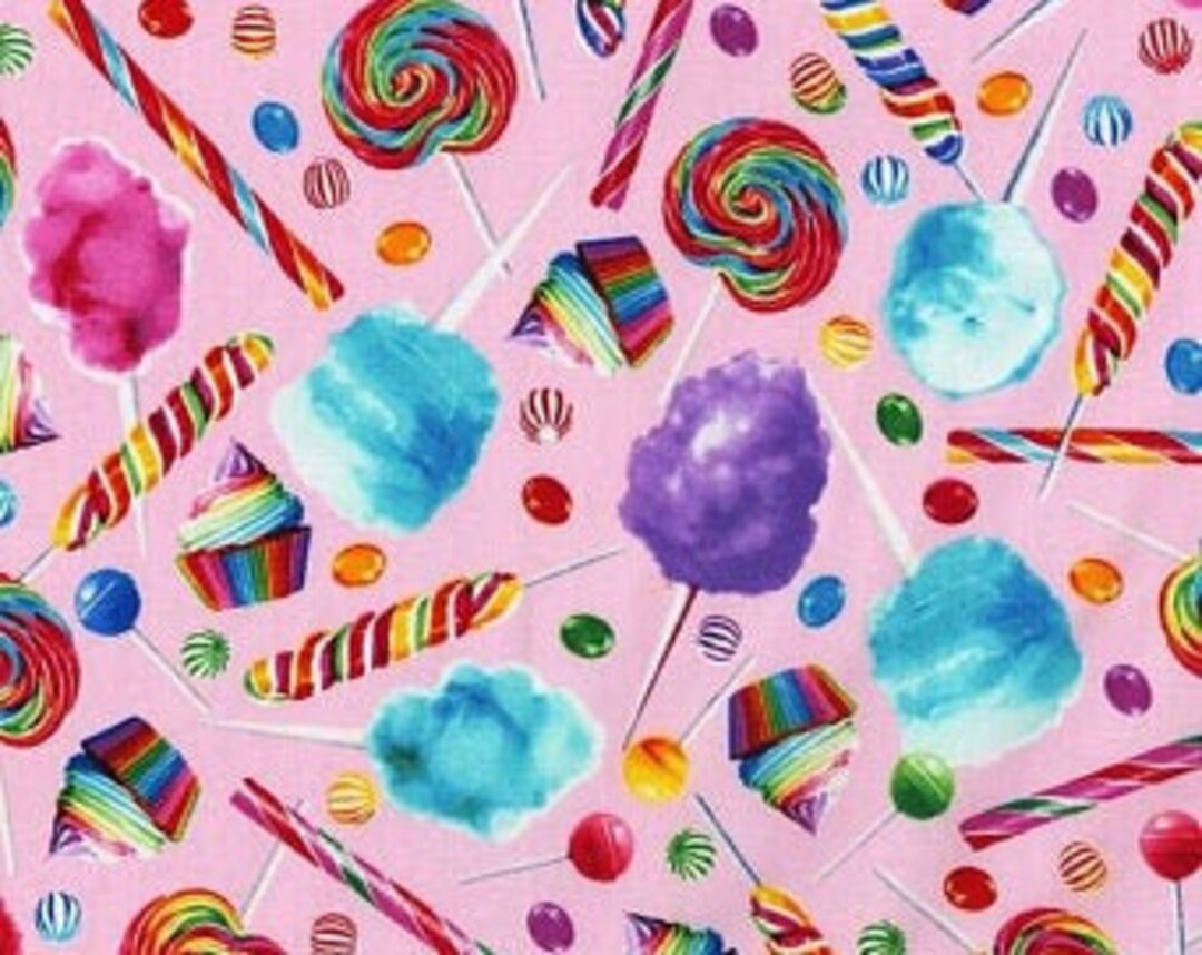 Candy Fabric Candy Mix Fabric 100% Cotton FQ Ships 1 Business Day - Etsy