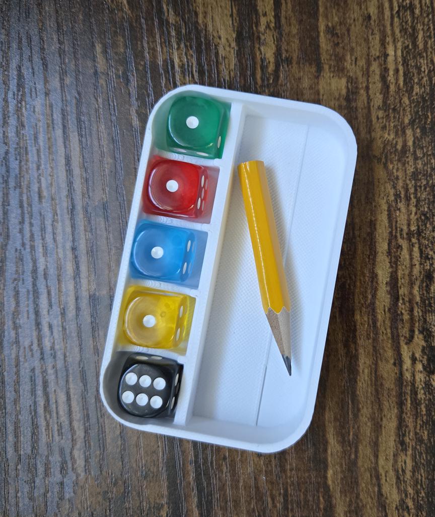 Ship Captain Crew Travel Size Dice Game Set Includes Dice, Pencil ...