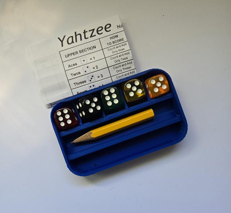 Famous Dice Game Travel Size Fits in Famous Mint Tin Box - Includes ...
