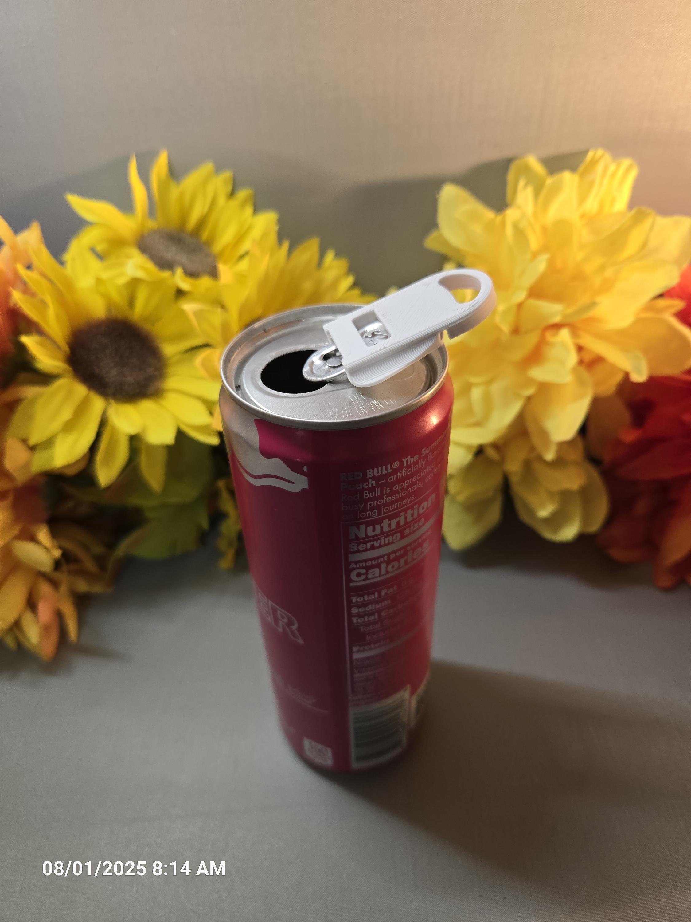 Beer or Soda Can Lid Cover Anti Bug Protector and Free Pop Top Opener ...